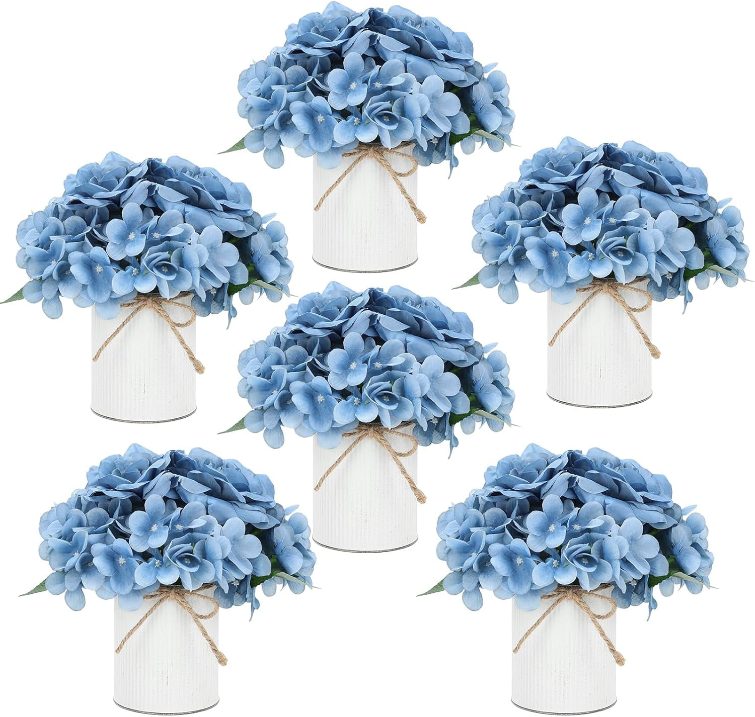 Flower Table Centerpieces - Artificial Wedding Hydrangeas Floral ...