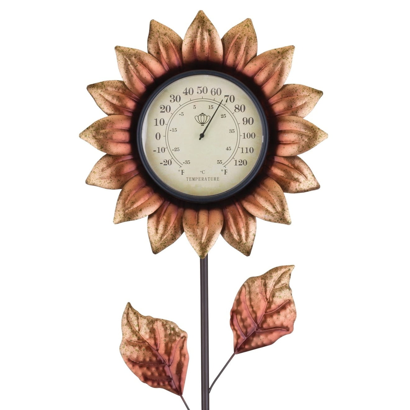 Flower Thermometer Stake - Copper - Walmart.com