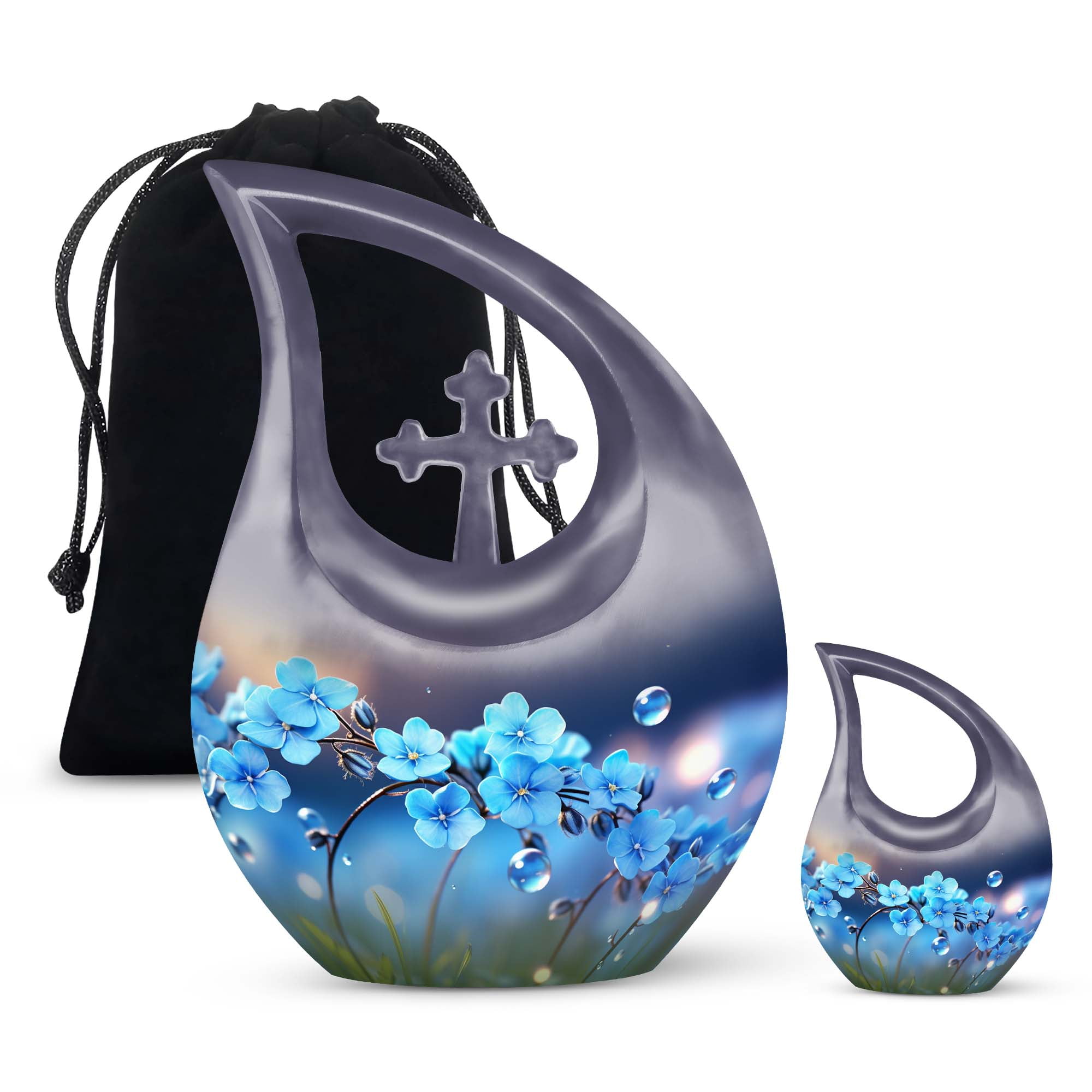 Flower Urn - Miniature Urns For Ashes - Cremation Urns For Ashes For ...