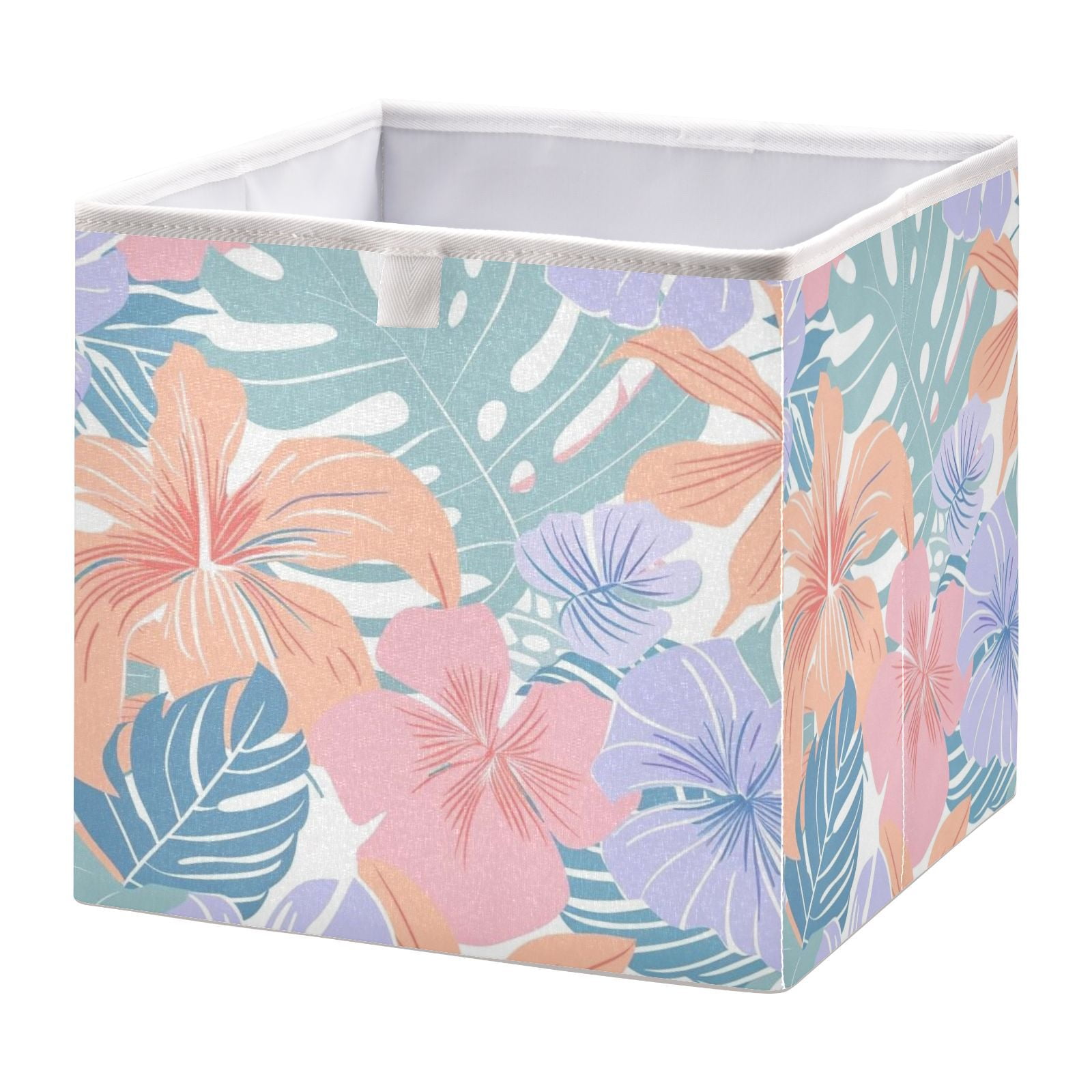 Flower Vacation Month1 Storage Box, Fabric Cube Storage Box ...