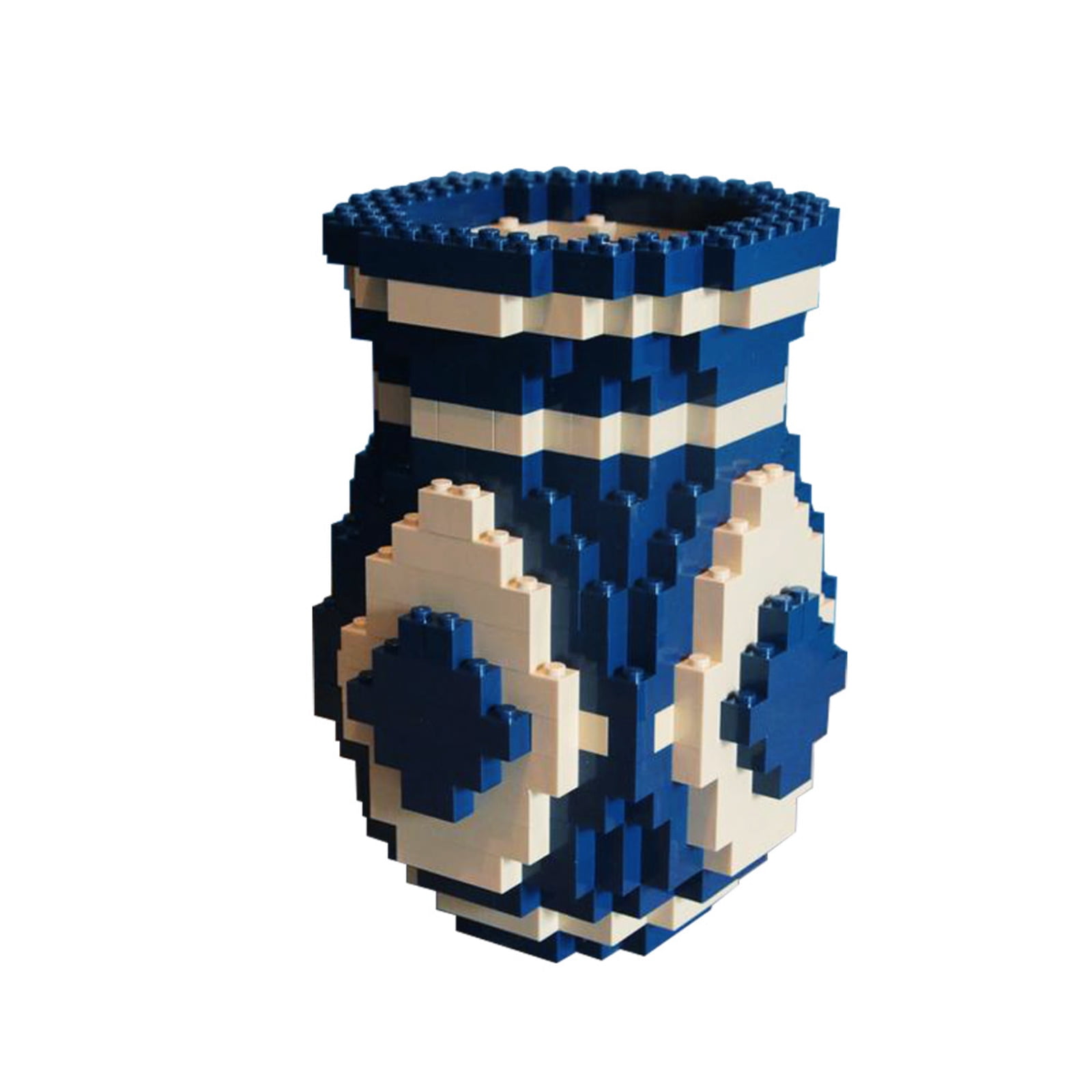 Flower Vase Building Kit, DIY Bricks Bottle Model Compatible with Lego ...