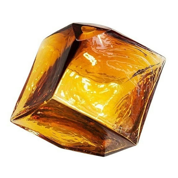 Flower Vase Colored Glass Vase Concave Square Design Ideal for ...