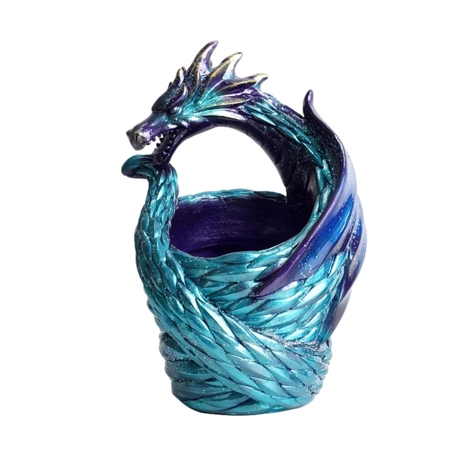 Flower Vase Decorative Dragons Floral Vase Portable Decorative Vase ...