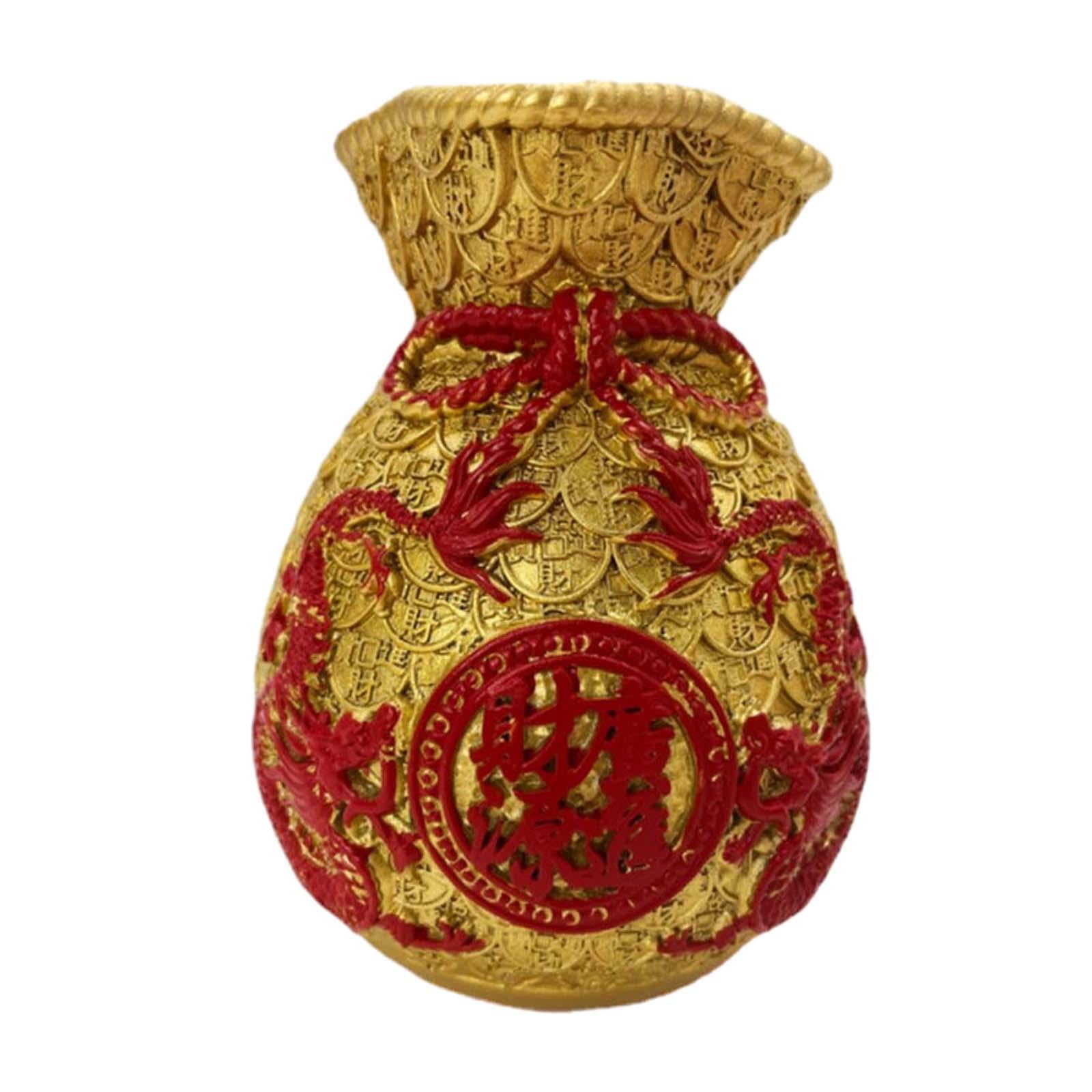 Flower Vase Planter Pot Blessed Bag Shape Crafts Traditional Decorative ...
