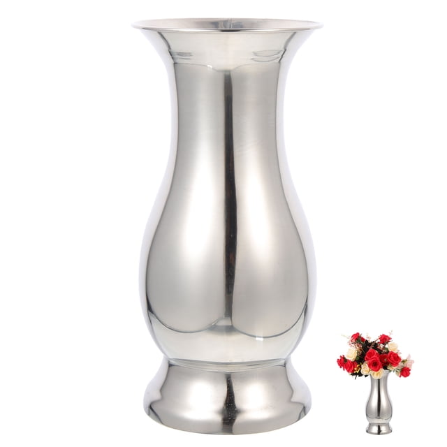 Flower Vase Stainless Steel Vase Flower Holder for Home Wedding Table ...
