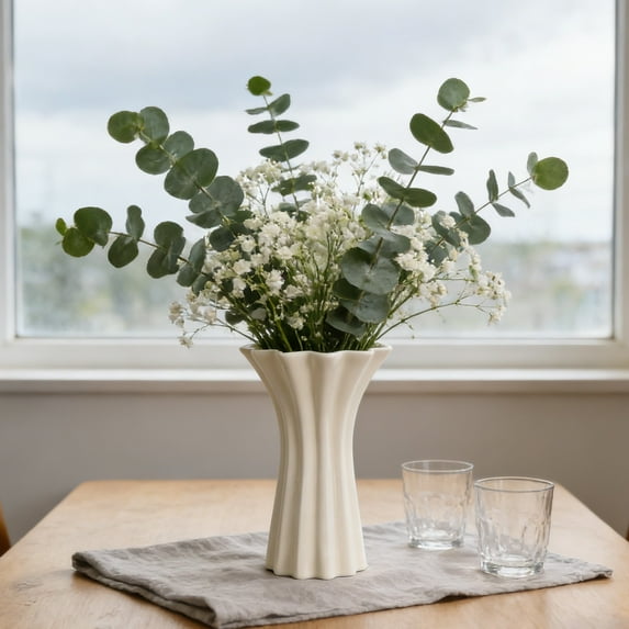 Flower Vases Plastic Modern Fall Minimalist Vase Small Pampas Grass ...