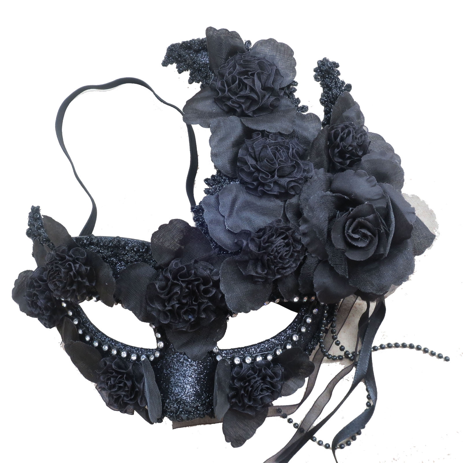Flower Venetian Masquerade Half Face Lace Women Eye Mask for Costume ...