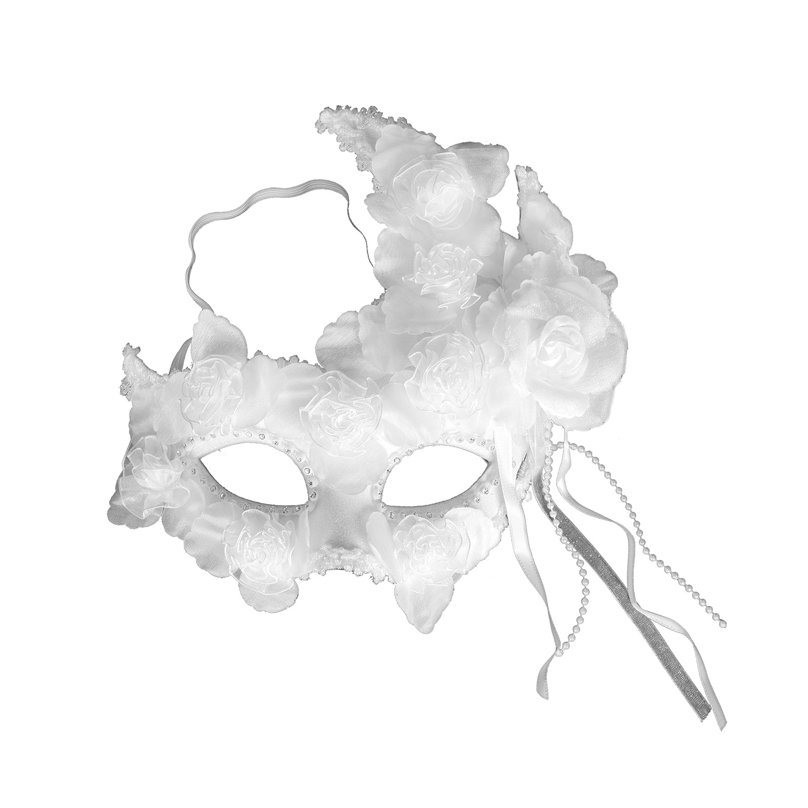 Flower Venetian Masquerade Half Face Lace Women Eye Mask for Costume ...