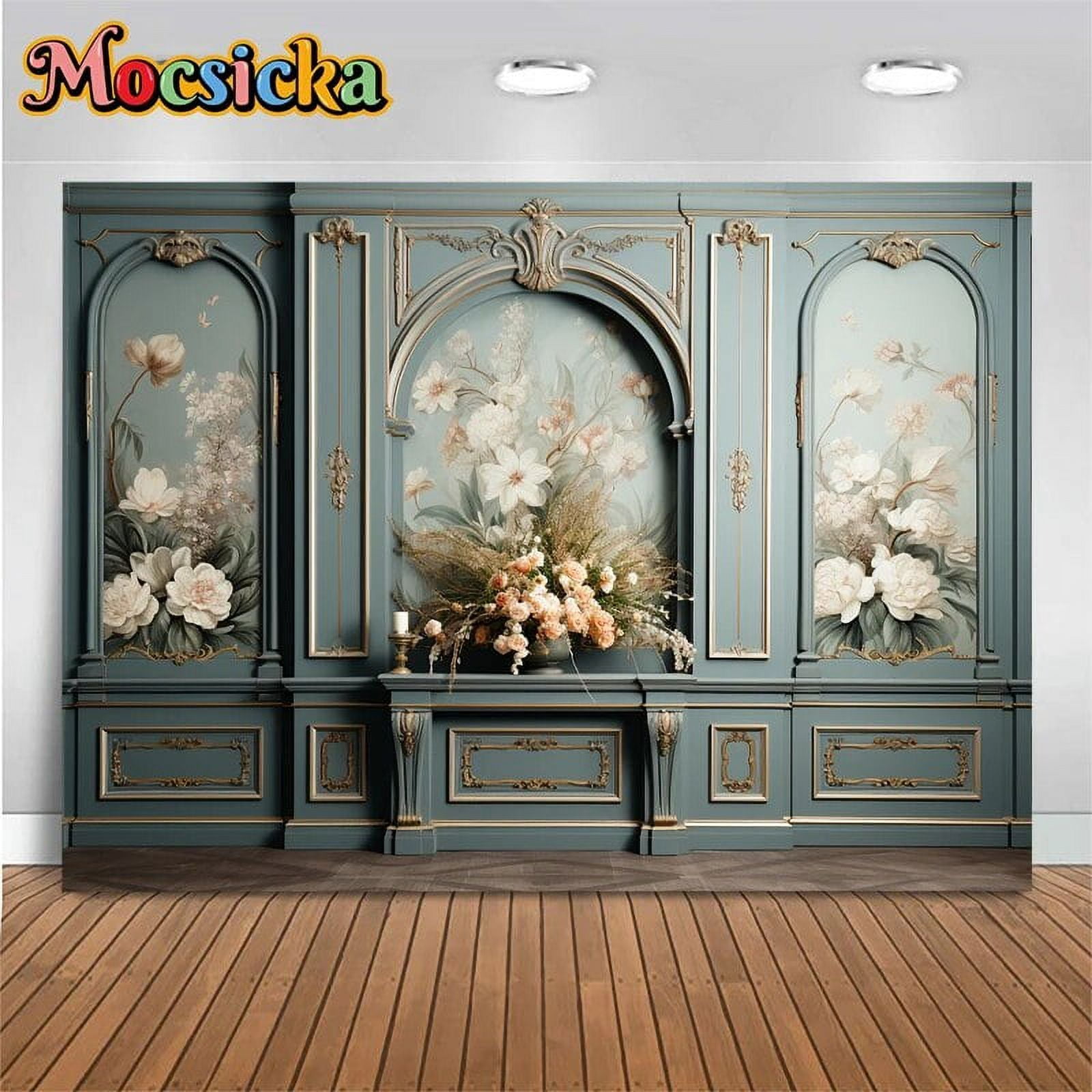 Flower Wall Background Photography Family Portrait Wallpaper Backdrops ...