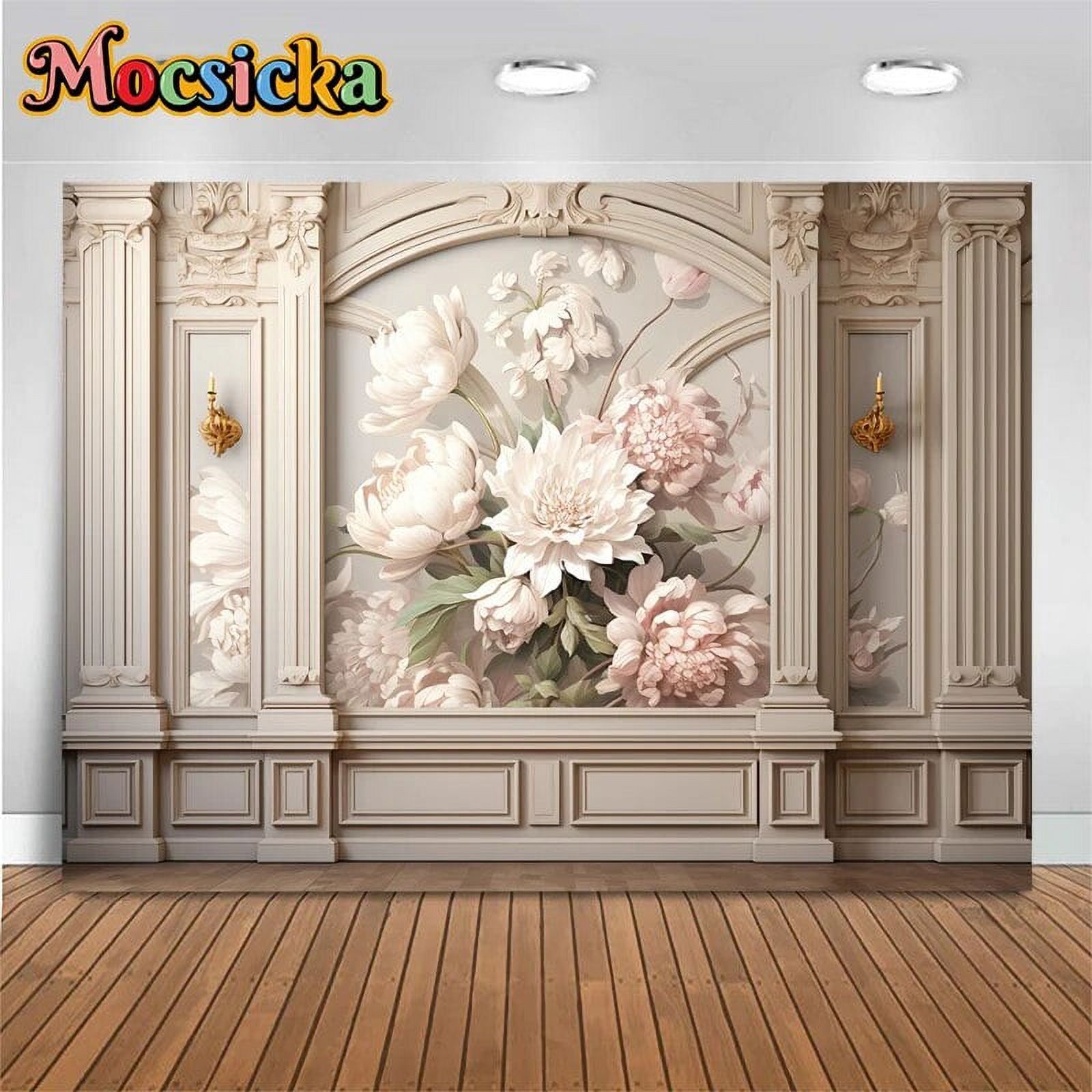 Flower Wall Background Photography Family Portrait Wallpaper Backdrops ...