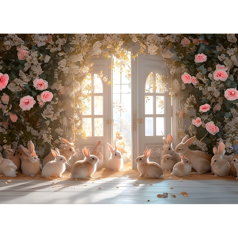 Flower Wall House Wedding Photography Backdrops Indoor Background ...