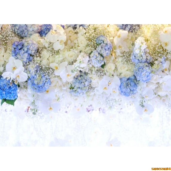 Flower Wall Wedding Photography Backdrops Indoor Background Ceremony ...