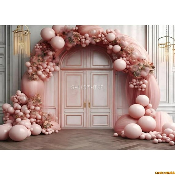 Flower Wall Wedding Photography Backdrops Indoor Background Ceremony ...