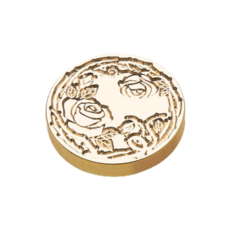 Flower Wax Seal Stamp Fire Paint Seal Head Lily-Flower Sealing Stamp ...