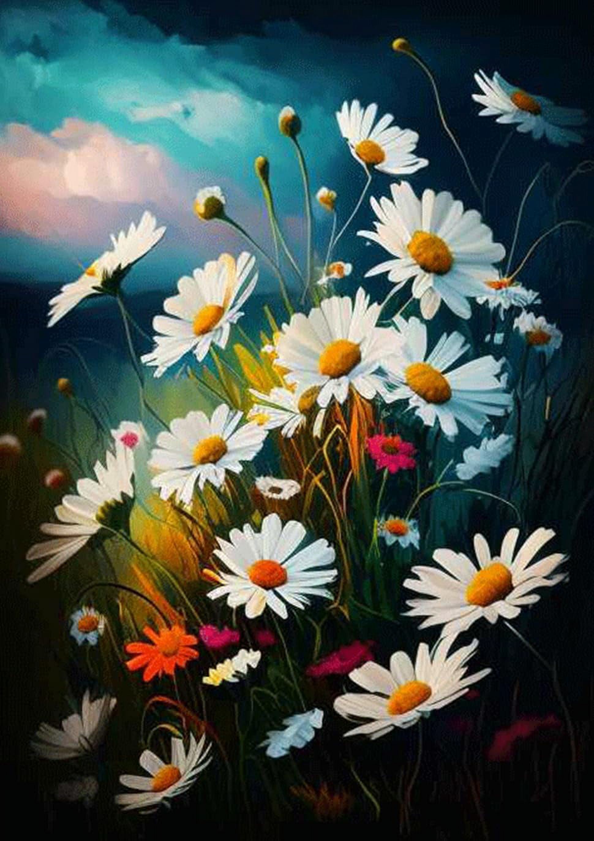 Flower White Daisies 1000 Piece Jigsaw Puzzle Suitable for All Groups ...