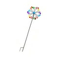 Flower Wind Spinner Spinner Colorful Rainbow Garden Windmill for Garden ...