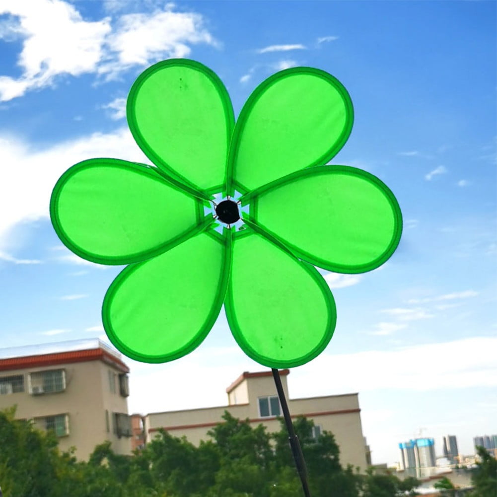Flower Windmill Garden Decorative Yard Patio Outdoor Wind Spinner ...