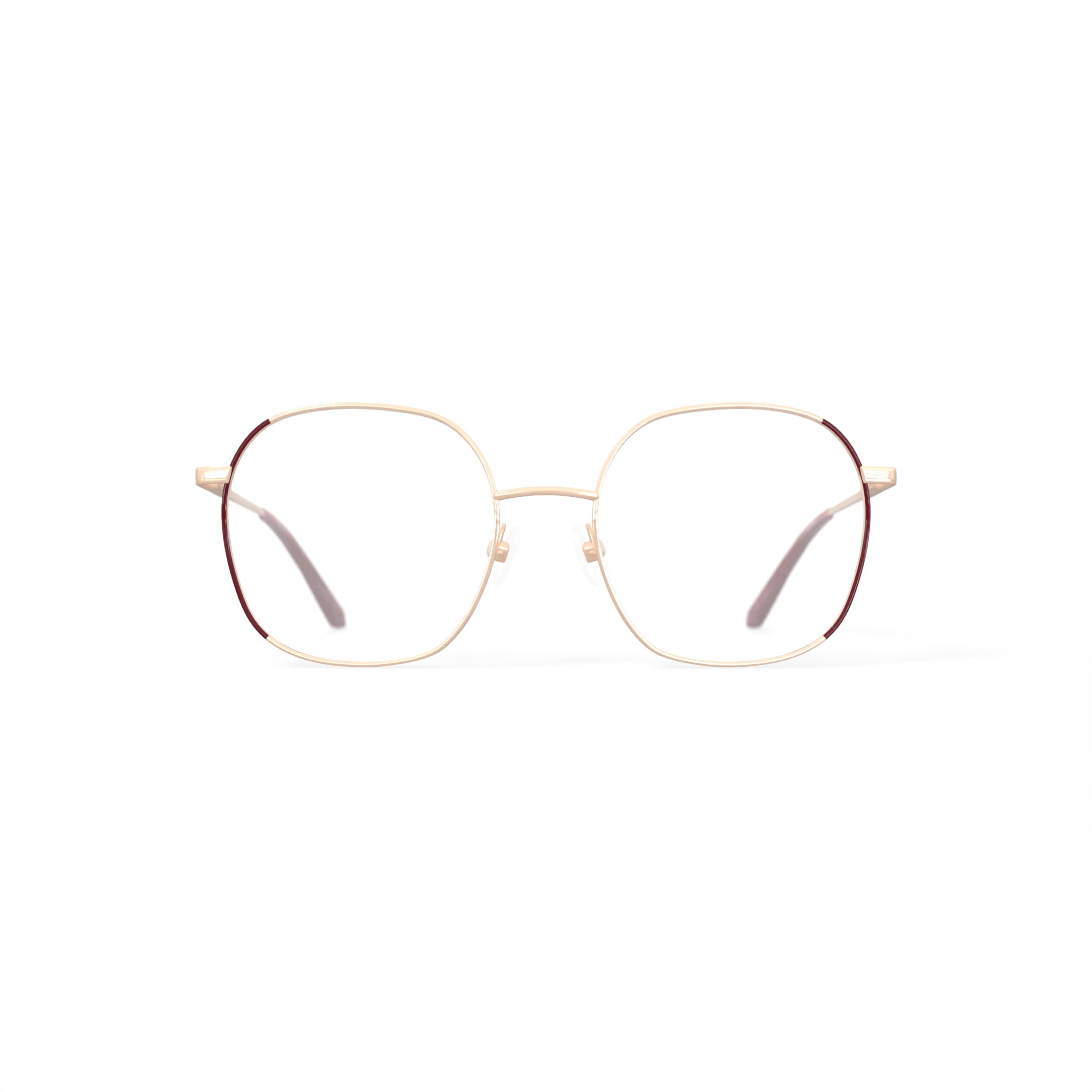 Flower Women's FLR6057 Cosmos Prescription Eyeglasses with Case, Rose ...
