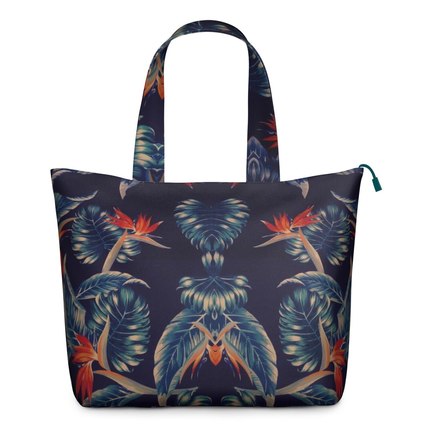 Flower Women's Large Weekend Travel Bag Moving Canvas Handbag Thick ...