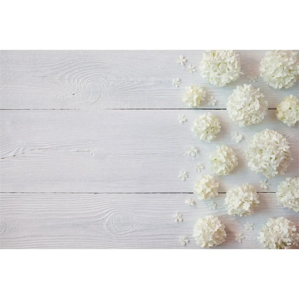 Flower Wood Wall Product Photography Backdrops Spring Wood Boards Photo ...