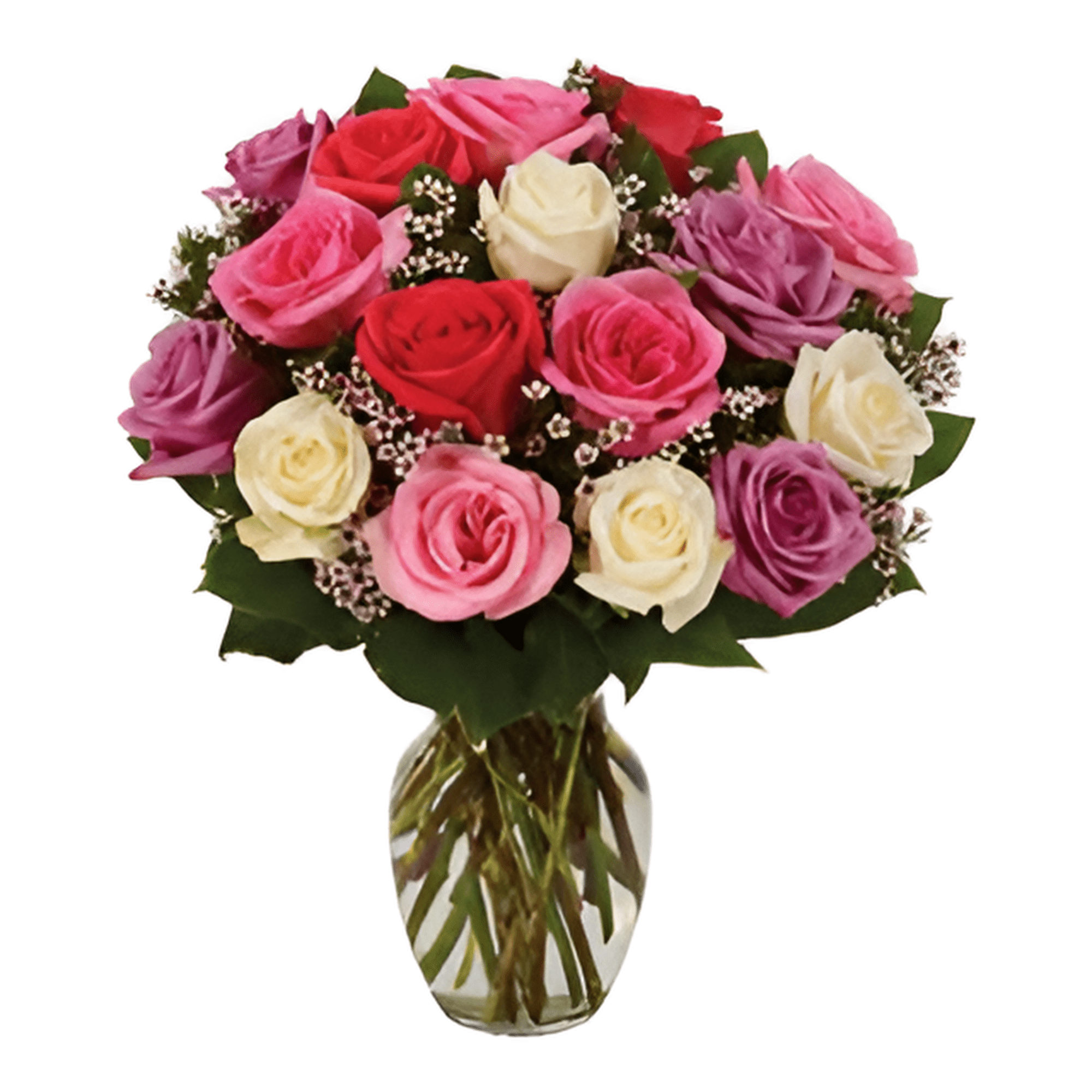 Flower World Atlanta Assorted Roses - Pastel - Walmart.com