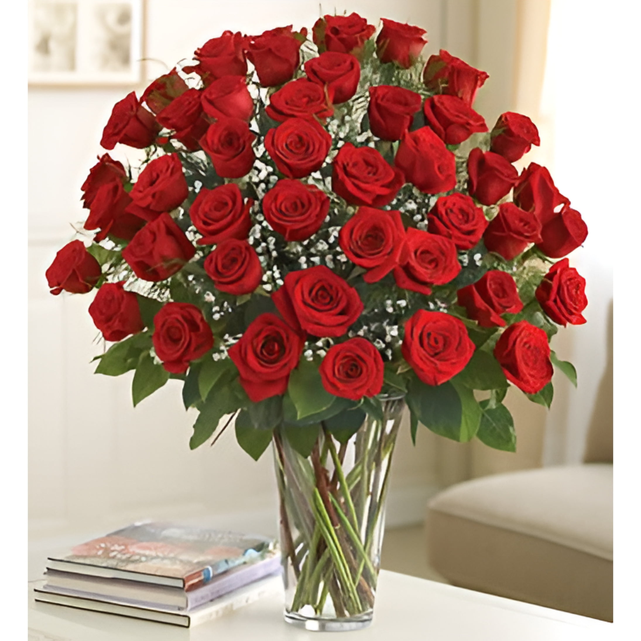 Flower World Atlanta Ultimate Elegance Premium Long Stem Red Roses ...