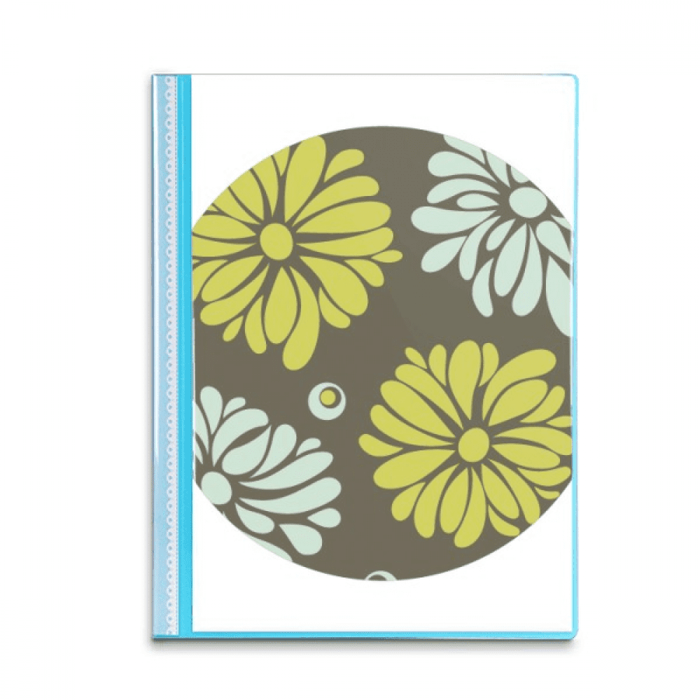 Flower Yellow Chrysanthemum Flower Book Sheet Protectors Portfolio ...