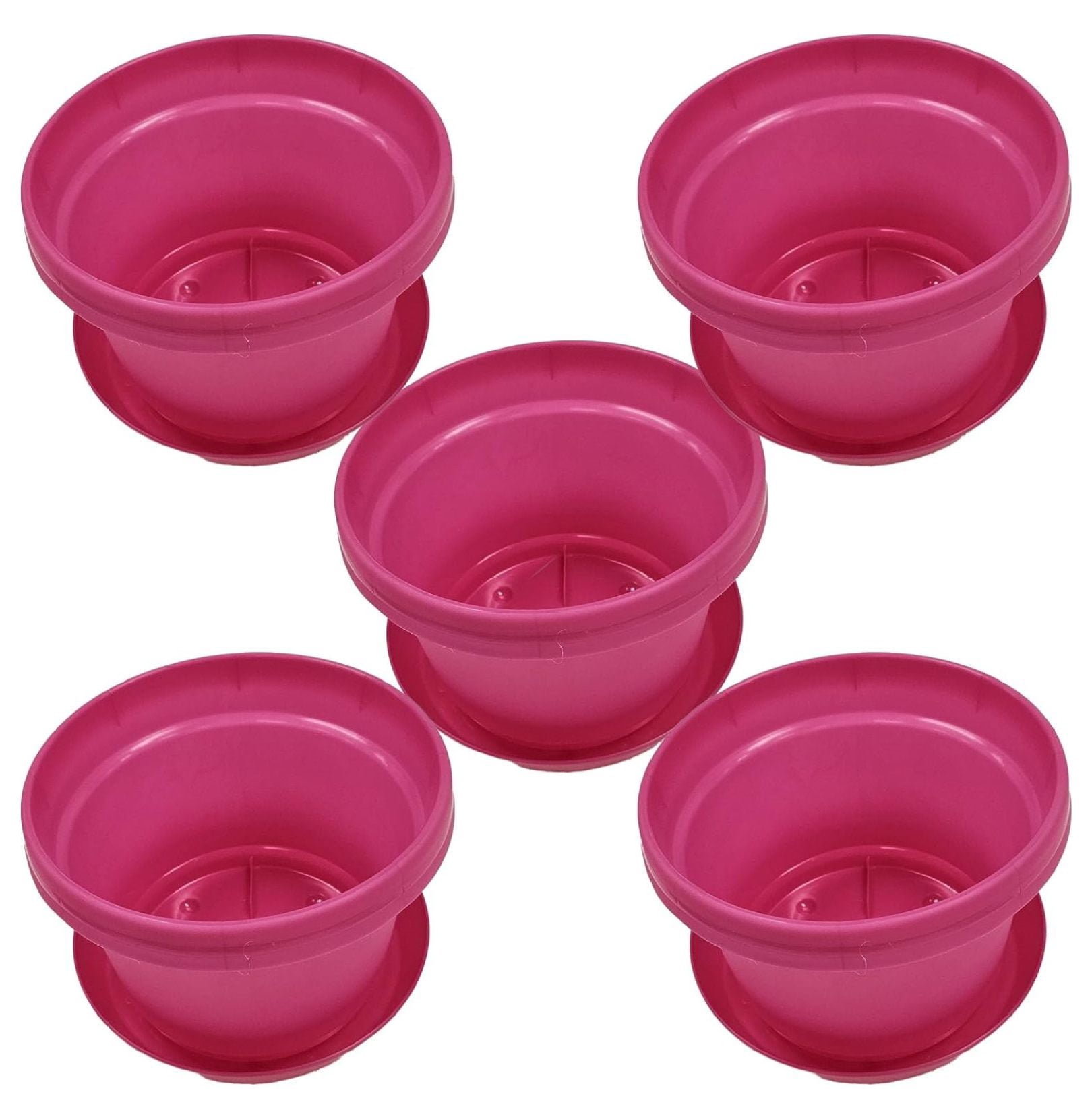 Flower pots with Saucers, 9 inch , Case of 5, Flower pots with Saucers ...
