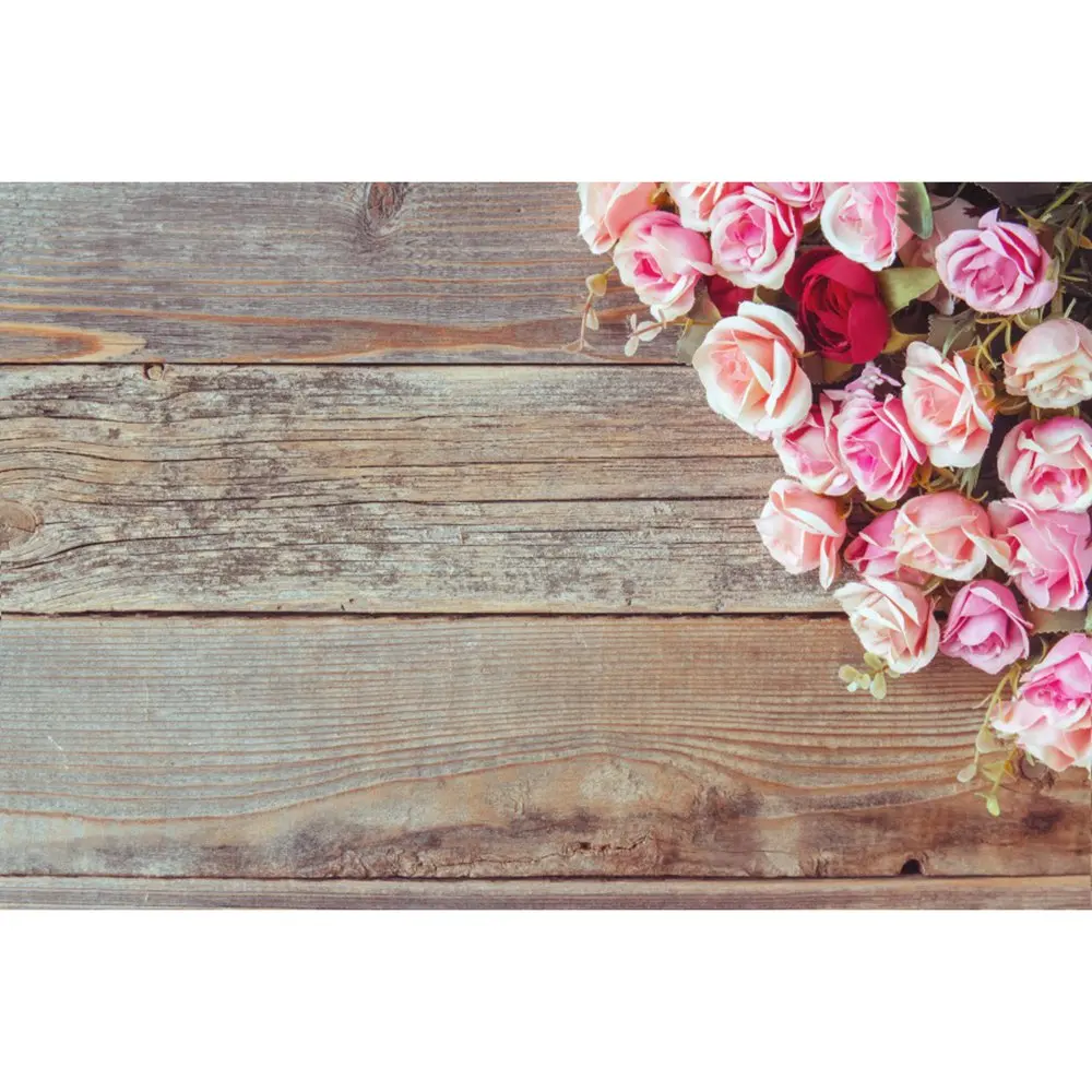 Flower r Wood Backdrop Wood Boards Plank Background Product Photography Props 3D Photo Studio ...