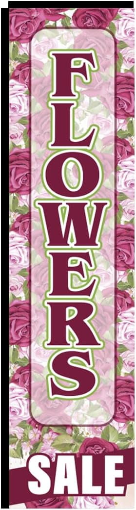 Flower sale Business Advertising Rectangle Banner Swooper Flag for ...