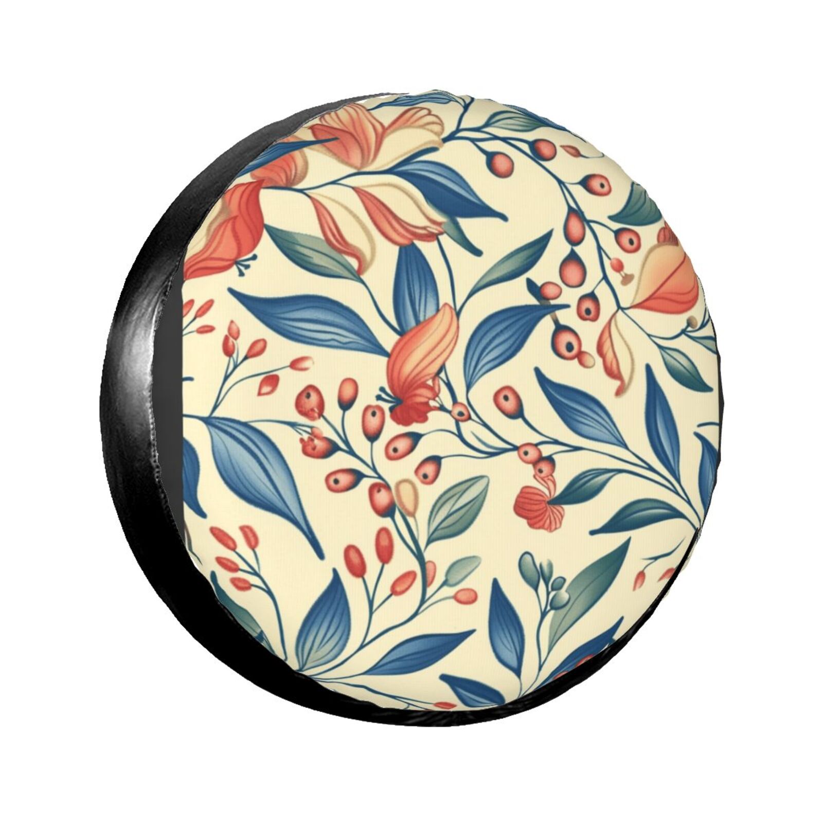 Flower Seamless Spare Tire Cover Weather Proof Wheel Protector