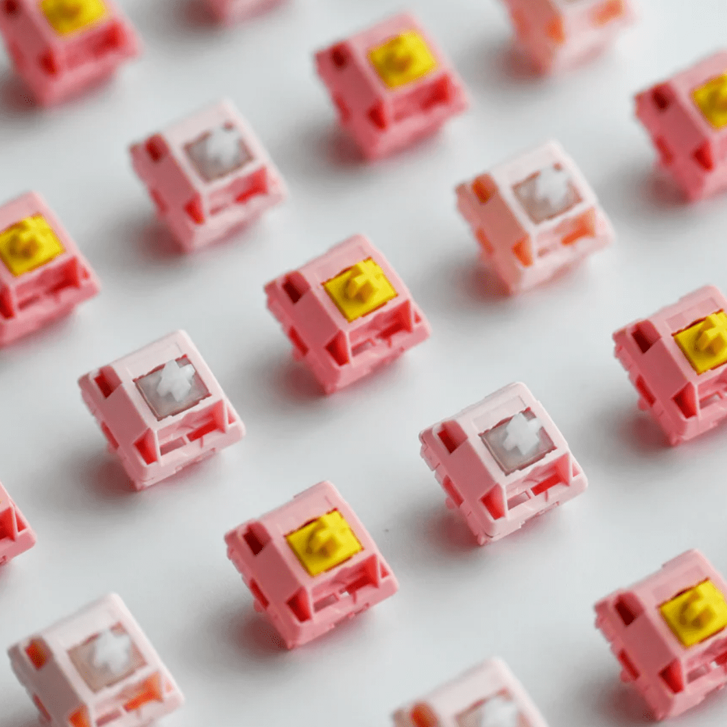 Flower stamen Mechanical Keyboard Switches - Pre Lubed 5 Pins Keyboard ...