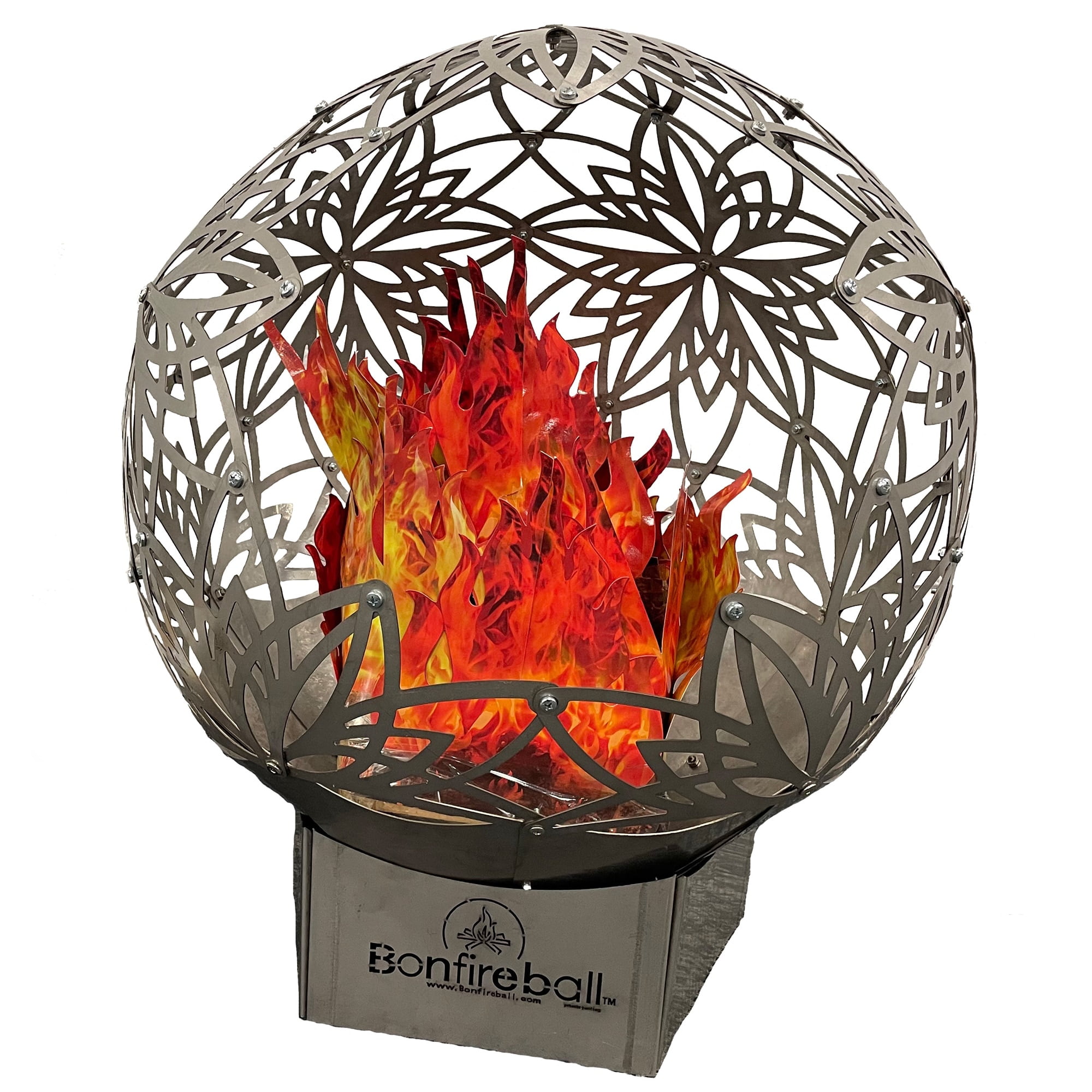 FlowerHouse: Bonfireball Fire Pit - 24" Lotus - Base & Flower Pattern ...