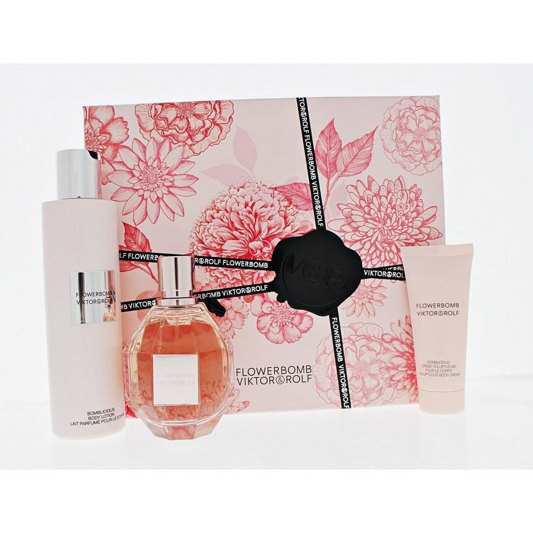Viktor & Rolf Flowerbomb Eau De Parfum 3PCS Gift Set for Women ...
