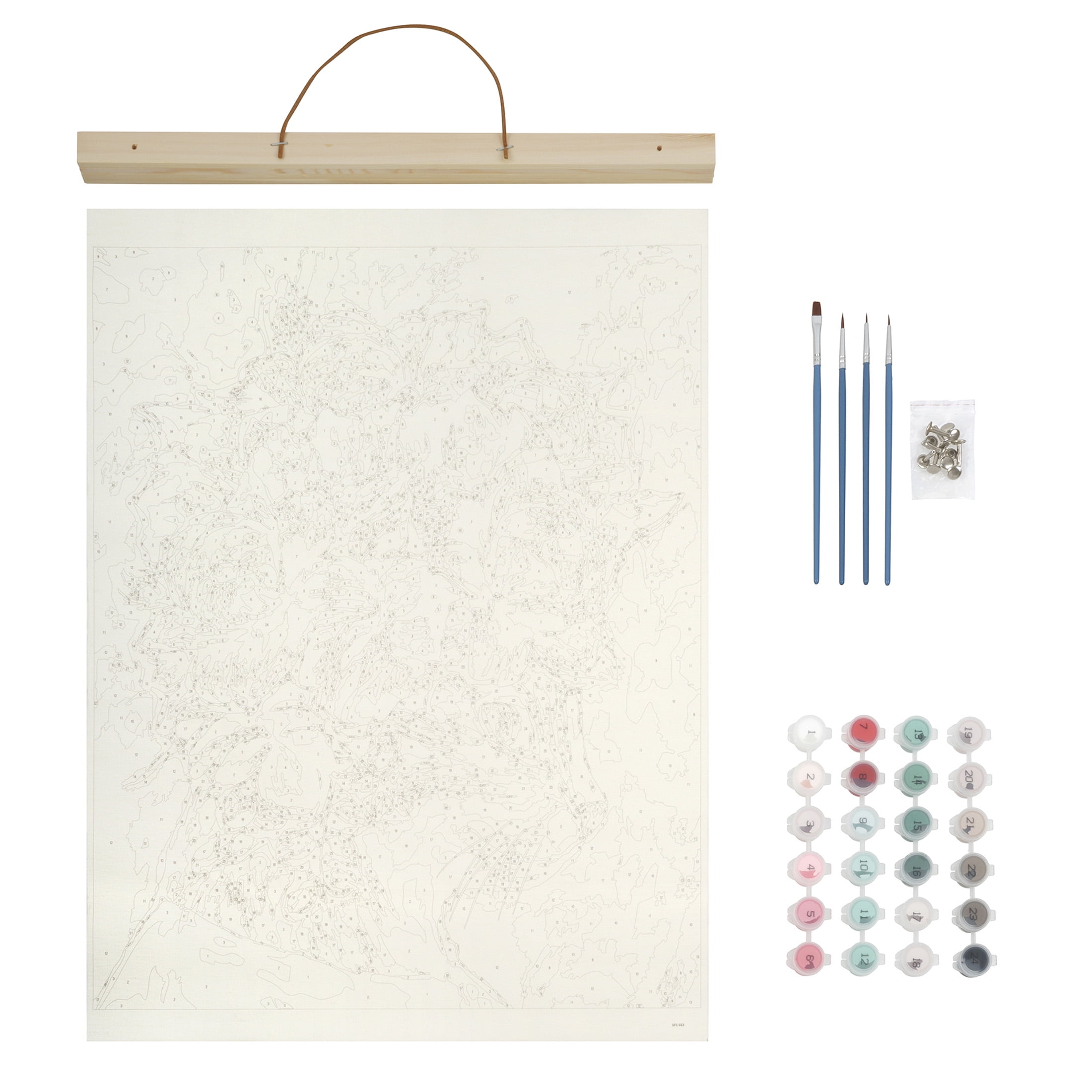 Flowercat Paint-by-Number Kit by Artist's Loft - Paint by Numbers Kits ...