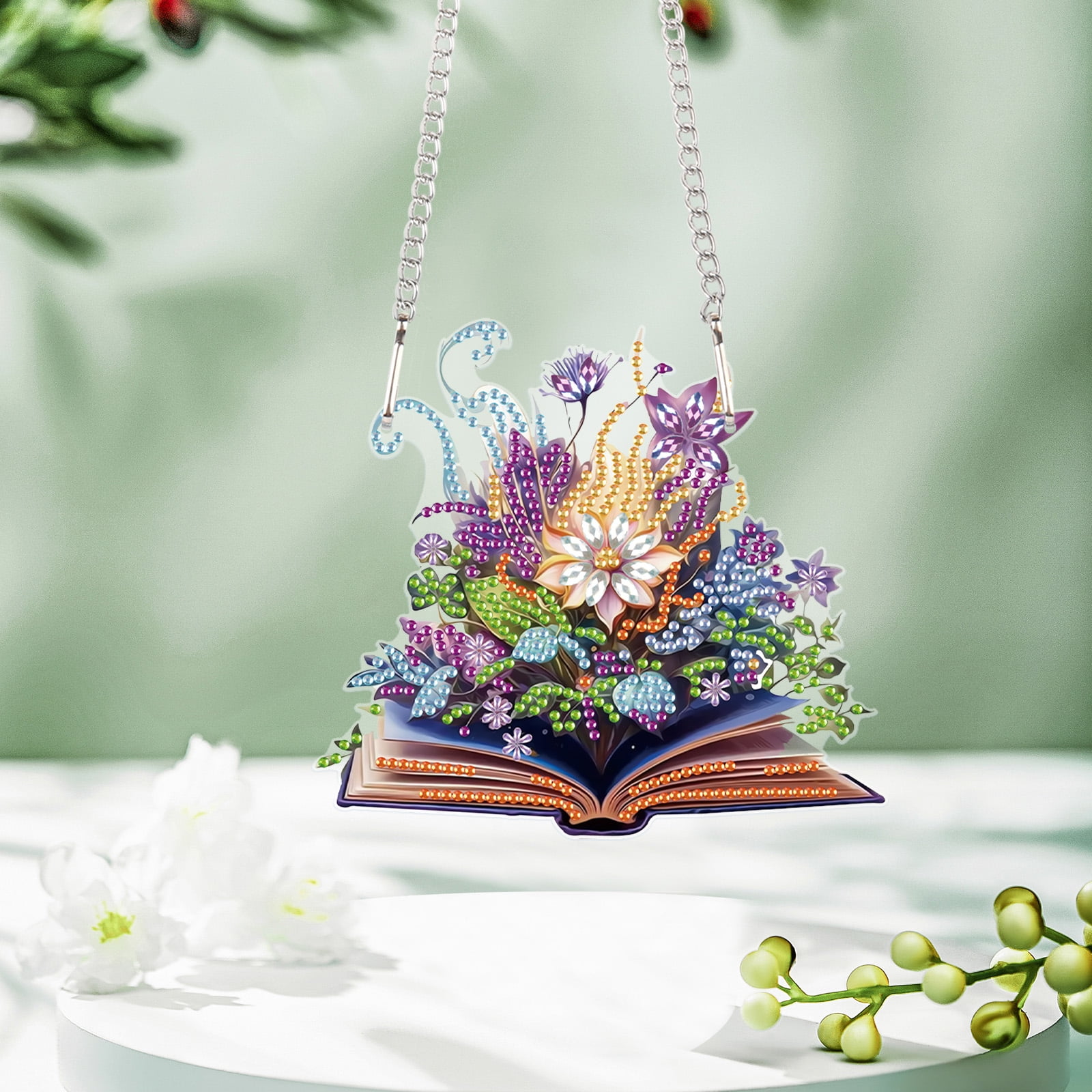 Flowering Book Diamond Art Painting Kit Wall Hanging - Walmart.com