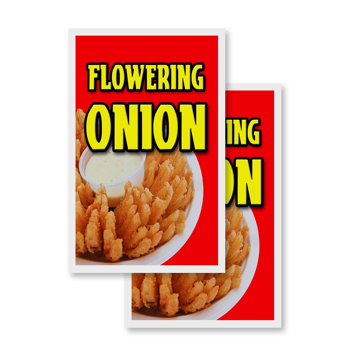 Flowering Onion (2-PACK) 24" x 36" Vinyl Decals | Sign Insert Peel ...