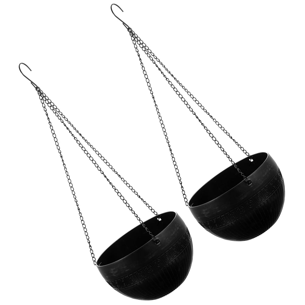 Flowerpot 2 Pcs Hanging Pots for outside Self-watering Basket ...