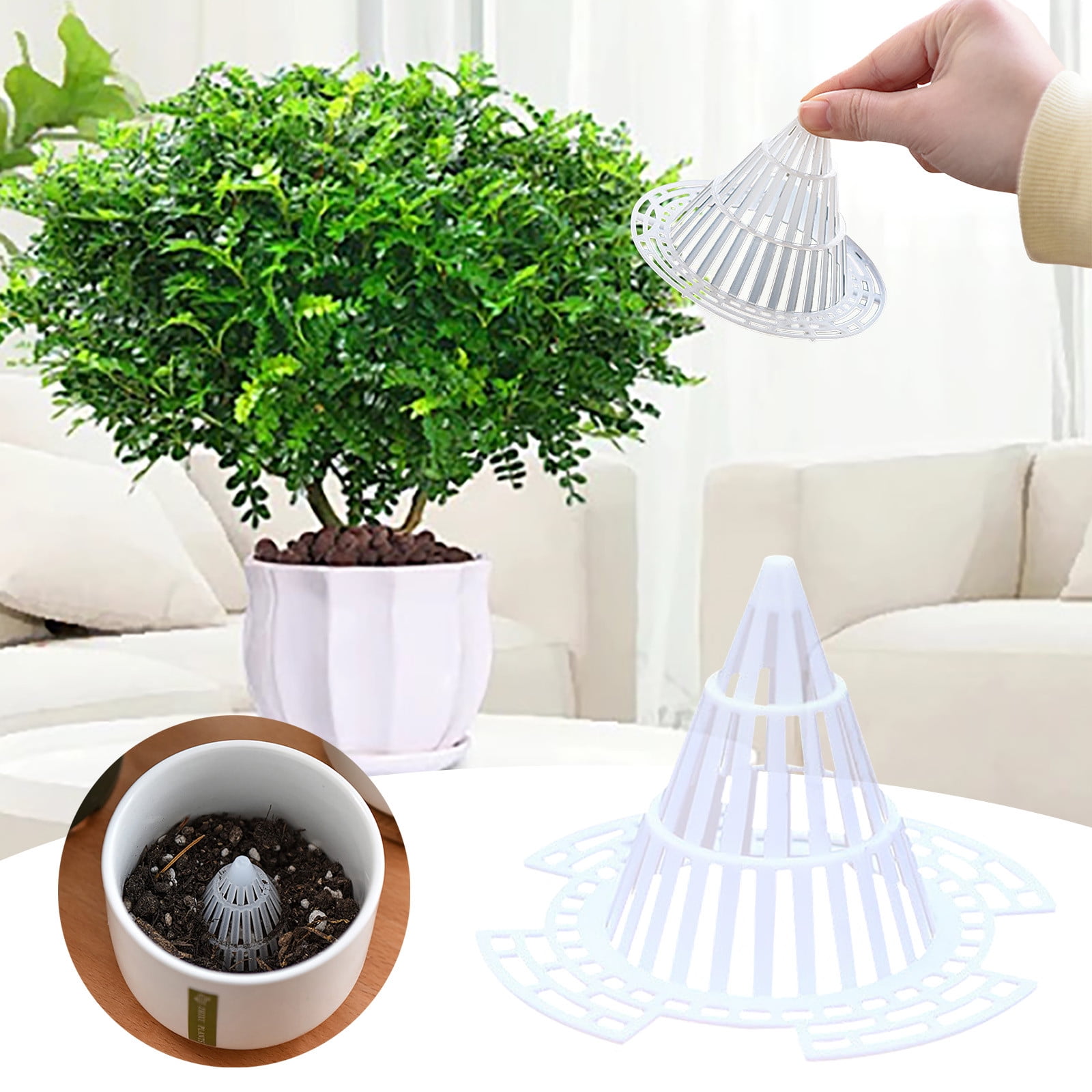 Flowerpot Bottom Mesh Pad Plastic Orchid Pot Drainage Mesh | Leak-Proof ...