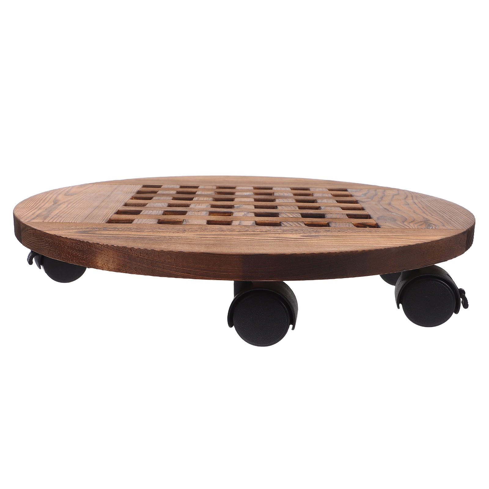 Flowerpot Grid Movement Tray Round Base Flower Pot Moving Tray for ...