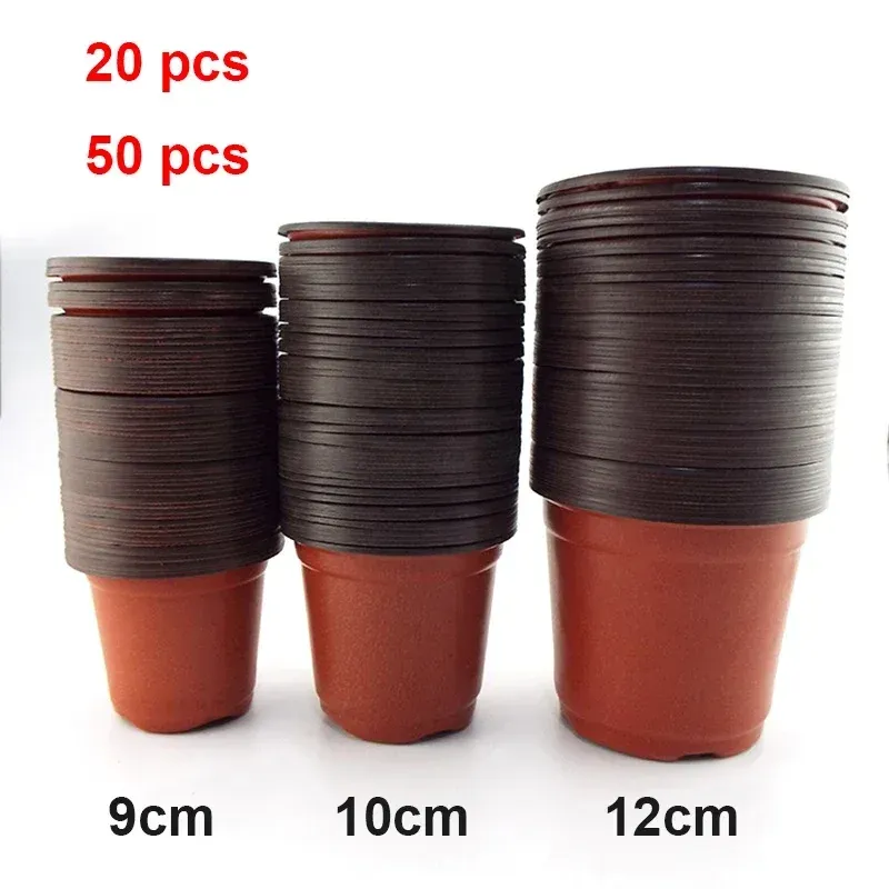 Flowerpot Plastic Grow Box Fall Resistant Tray For Home Garden Plants ...