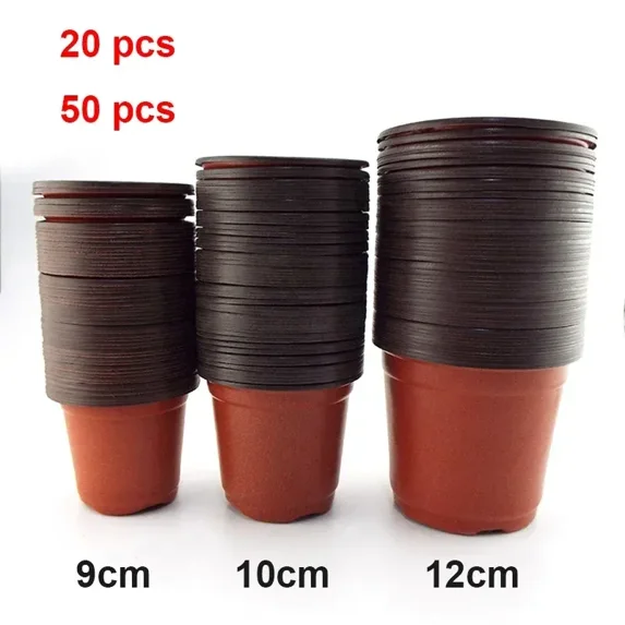 Flowerpot Plastic Grow Box Fall Resistant Tray For Home Garden Plants ...