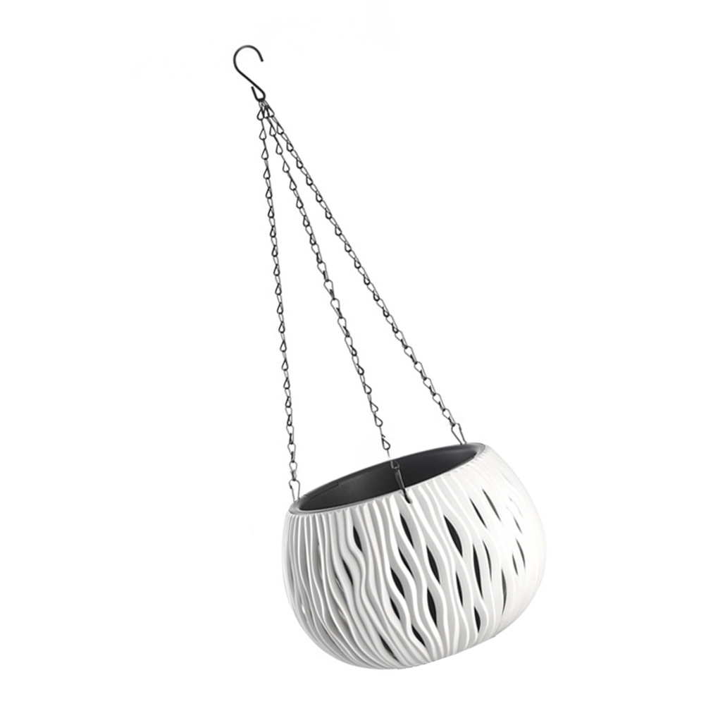 Flowerpot Railing Basket Ceiling Plants Rack White - Walmart.com