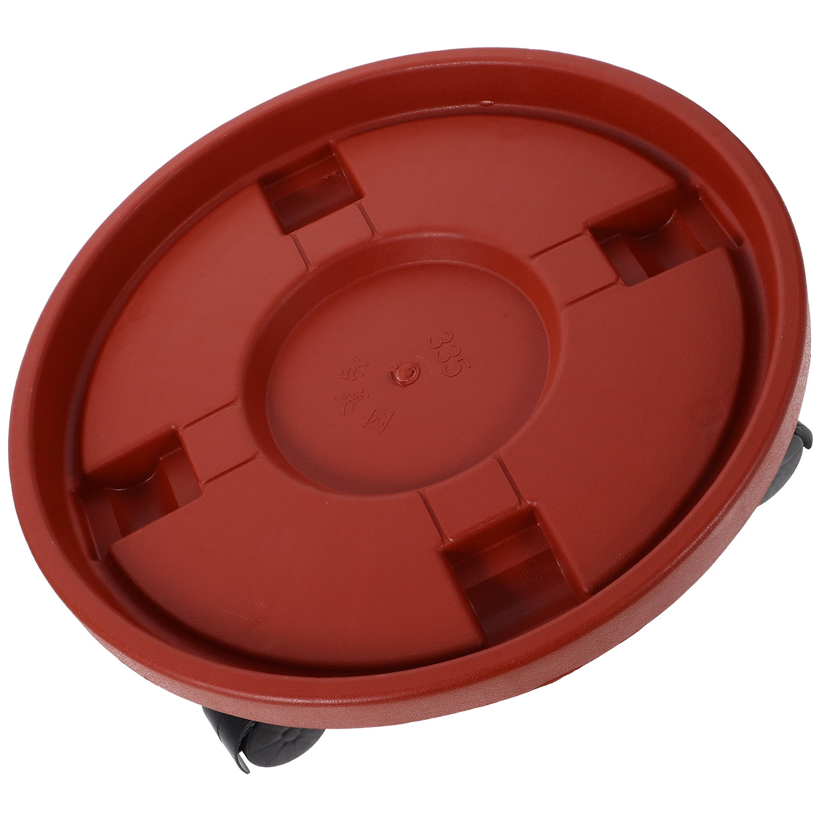 Flowerpot Tray Round Plant Pot Roller Tray Garden Balcony Rolling ...