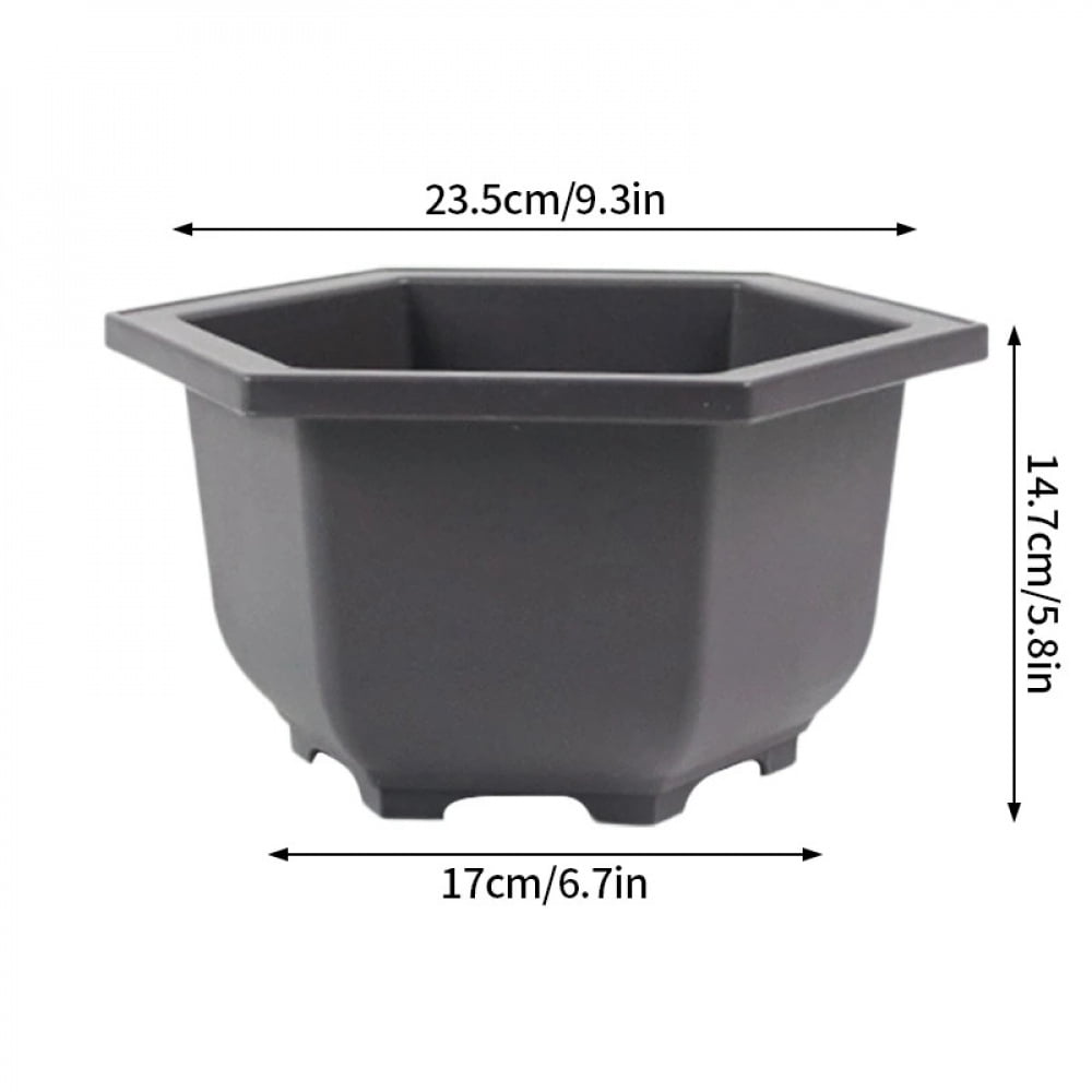 Flowerpots Imitation Purple Clay Succulent Plants Pots Outdoor Garden ...