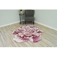 The Pioneer Woman 4' Rose-Shaped Indoor Rug - Walmart.com