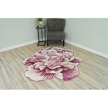 The Pioneer Woman 4' Rose-Shaped Indoor Rug - Walmart.com