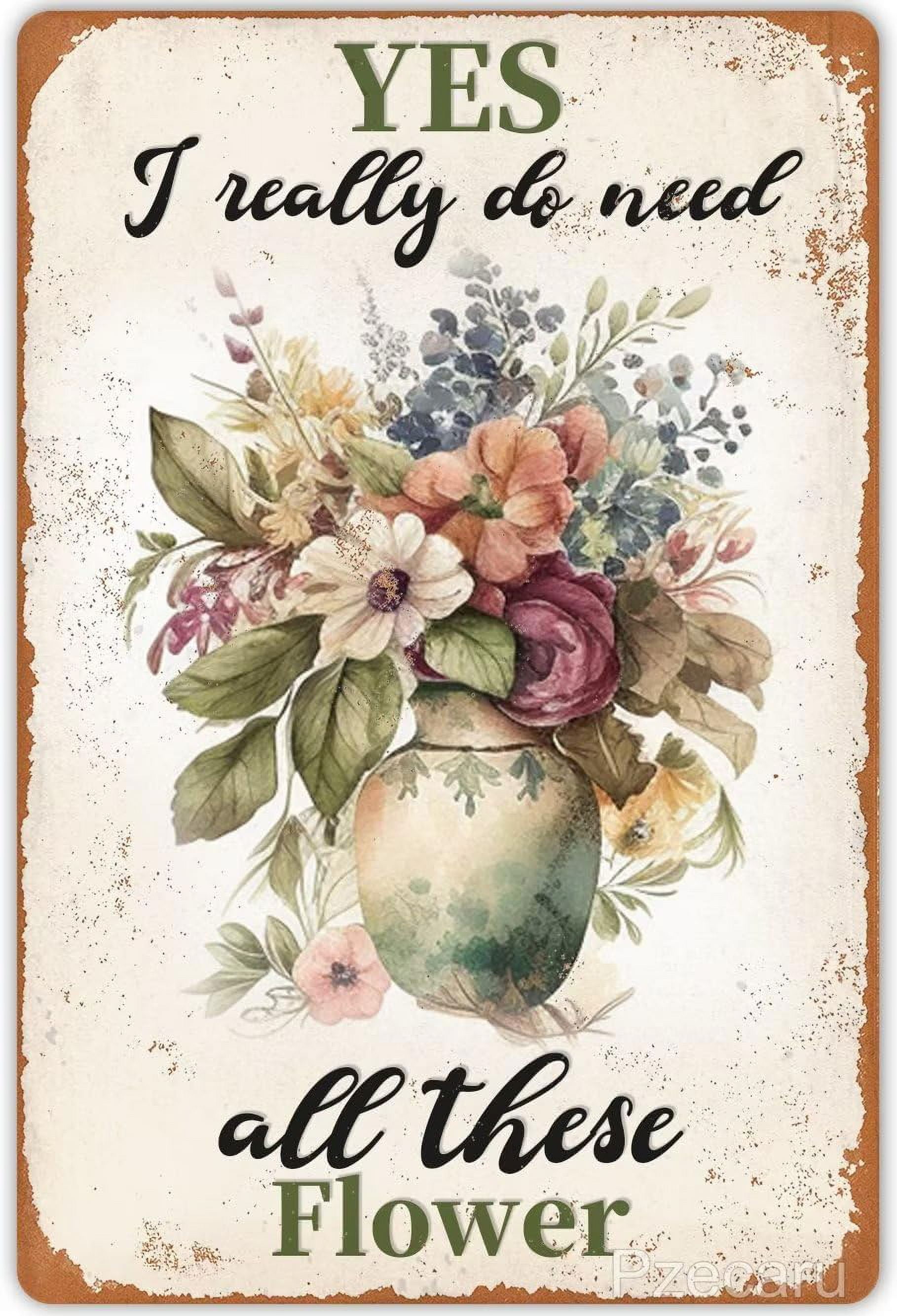 Flowers 35 Piece Wooden Jigsaw Puzzles For Adults Family Elderly Yes I ...
