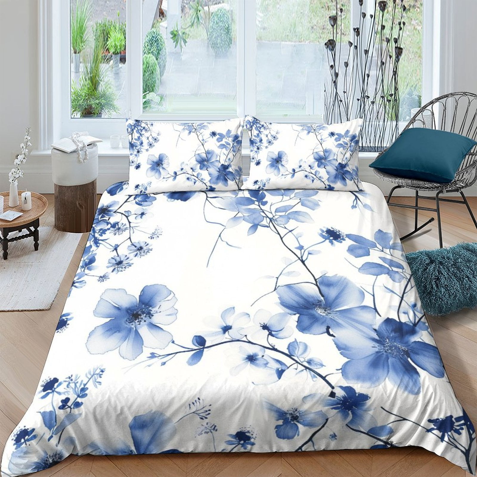 Flowers 3D Printed Bedding Set Comforter Covers Quilt Cover Duvet Cover ...