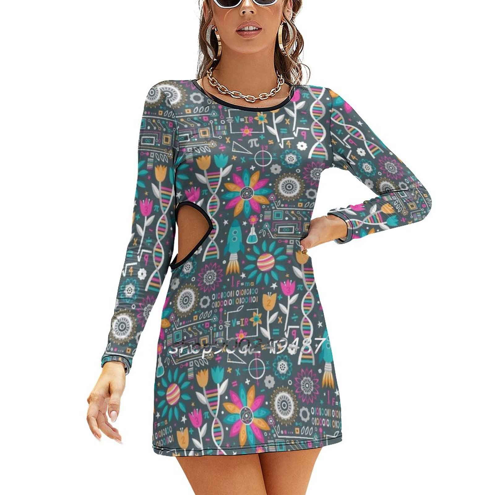 Flowers And Stems Evening Party Dresses Midi Sexy Dress Female Sweet ...